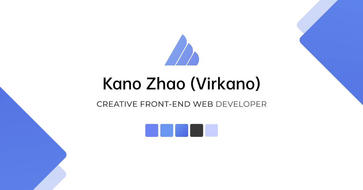 Kano Zhao - Creative Web Designer